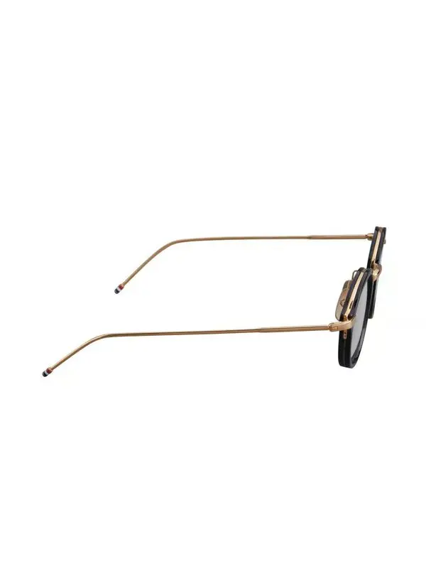 Thom Browne Round-frame Glasses - Black