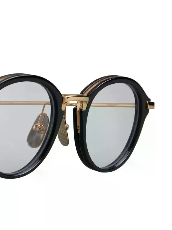 Thom Browne Round-frame Glasses - Black
