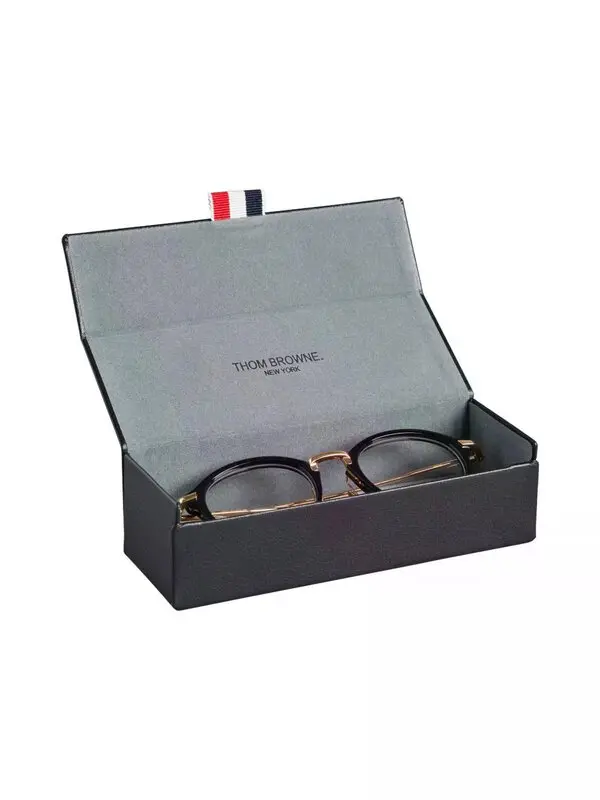 Thom Browne Round-frame Glasses - Black