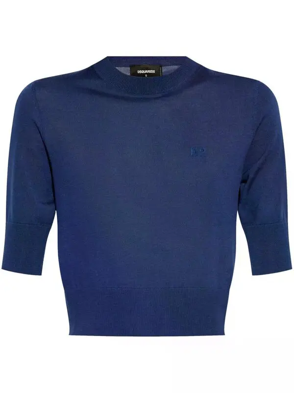 Dsquared2 Logo-embroidered T-shirt