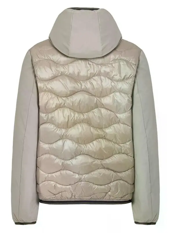BLAUER. Logo-patch Padded Jacket - Neutrals