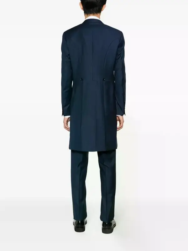 Canali Single-breasted Wool Suit - Blue