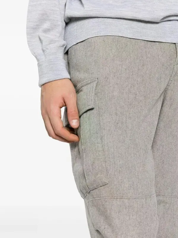 Eleventy Straight-leg Cargo Trousers