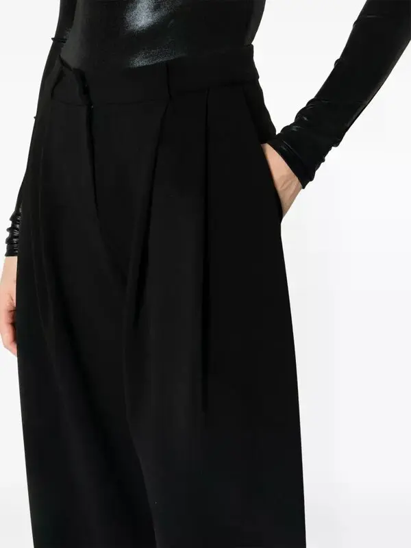 LOULOU Pleat Detail Palazzo Pants