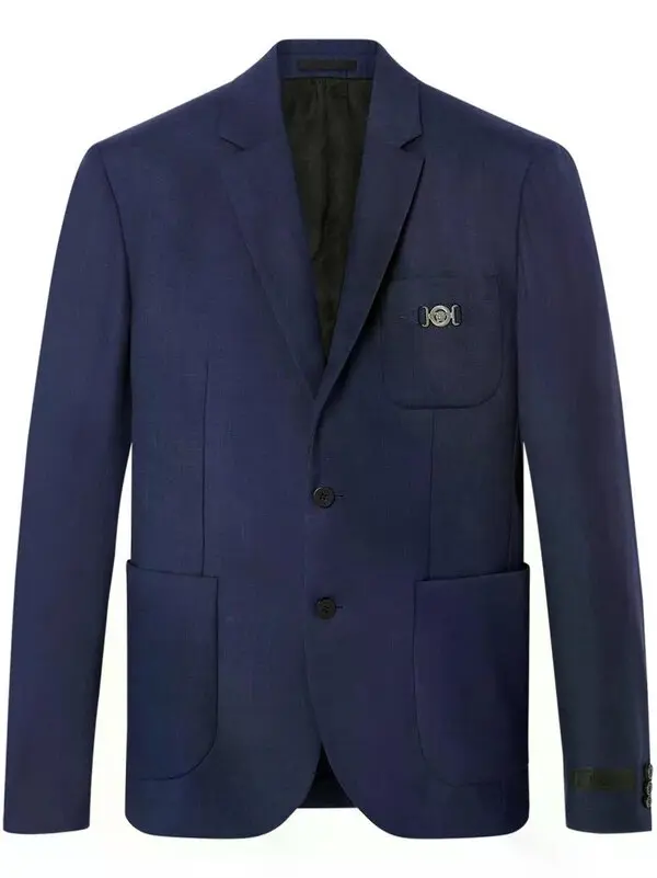 Versace Single-breasted Wool Blazer