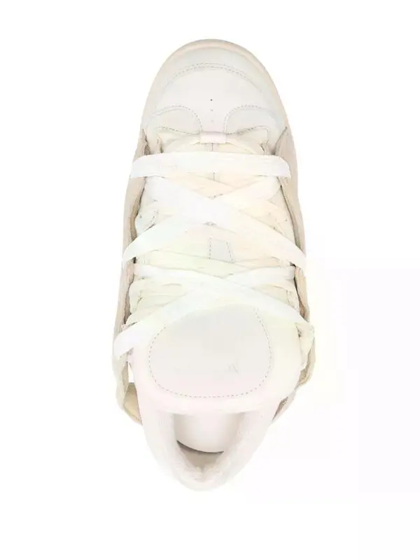 SANTHA Panelled Padded Leather Sneakers