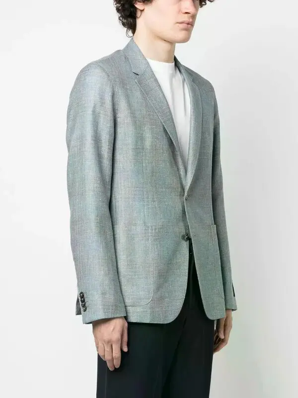 Zegna Single-breasted Blazer - Blue