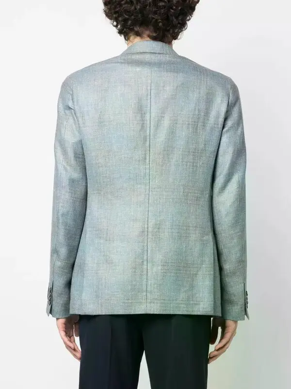 Zegna Single-breasted Blazer - Blue
