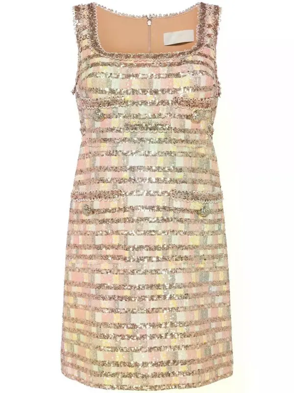 Elie Saab Camaleonte Sequinned Minidress