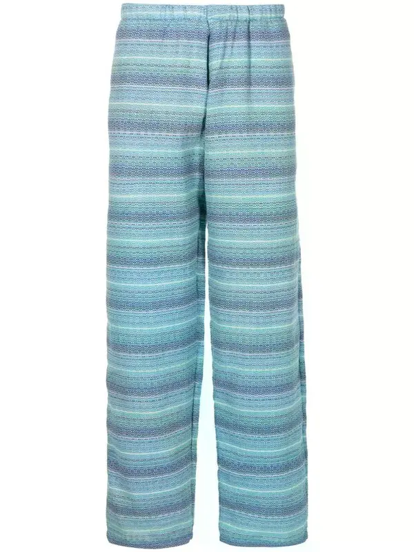 AMIR SLAMA Striped Jacquard Trousers