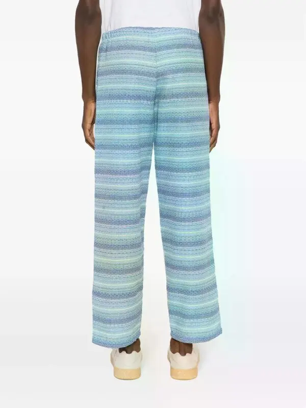 AMIR SLAMA Striped Jacquard Trousers
