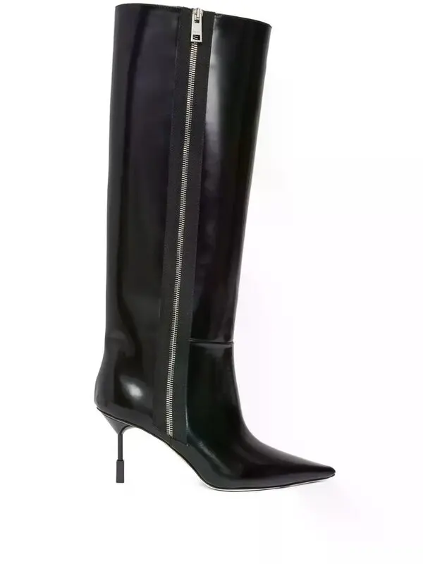 MSGM Pointed-toe Leather Boots