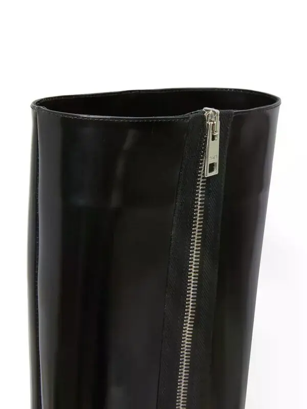 MSGM Pointed-toe Leather Boots