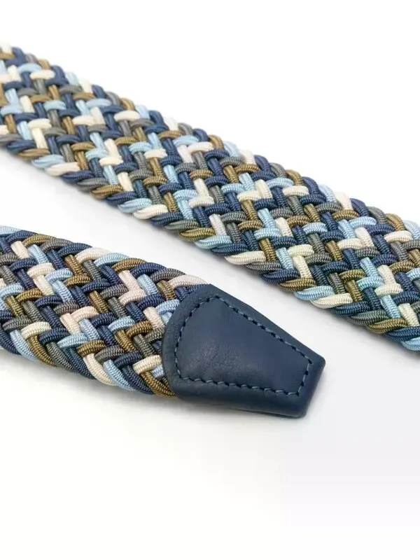Anderson's Stretch-design Braided Belt - Blue