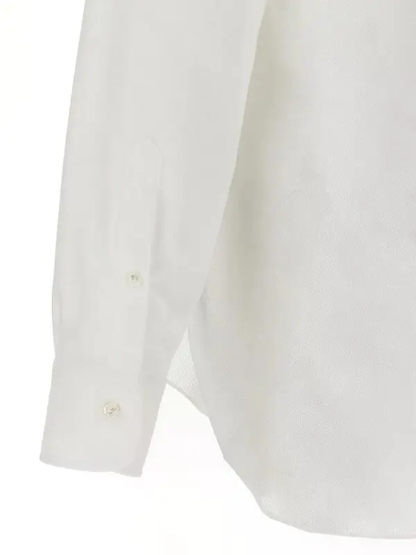 BARBA NAPOLI Honeycomb-knit Shirt