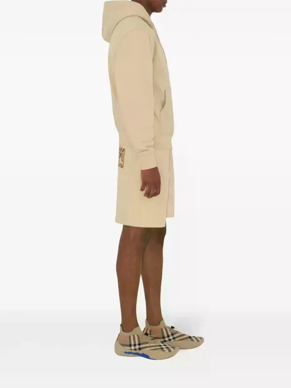 Burberry Vintage Check Cotton Jersey Track Shorts