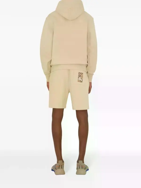 Burberry Vintage Check Cotton Jersey Track Shorts