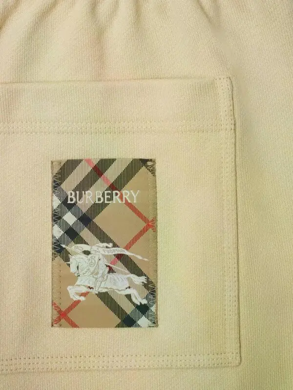 Burberry Vintage Check Cotton Jersey Track Shorts