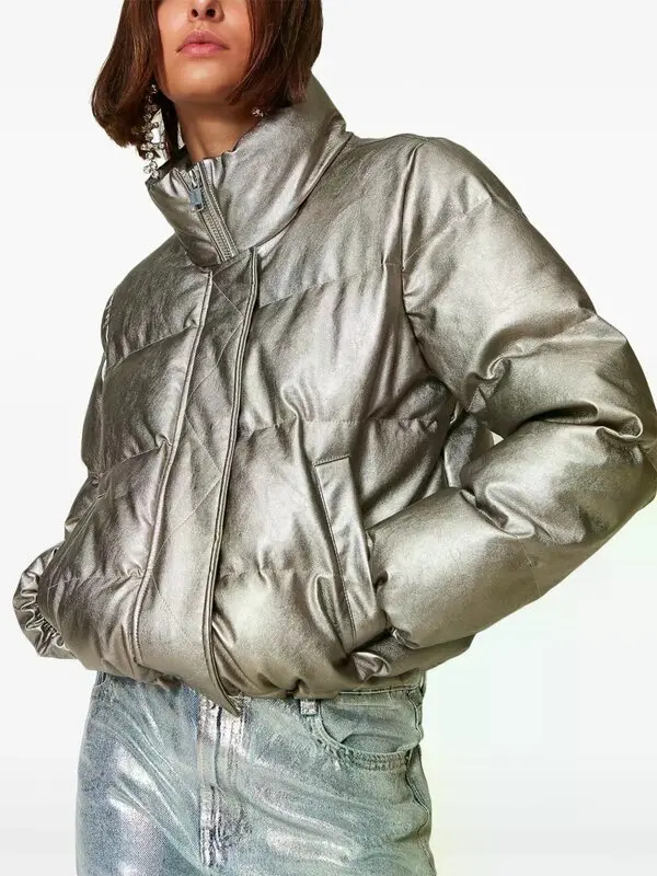 TWINSET Laminated Puffer Jacket