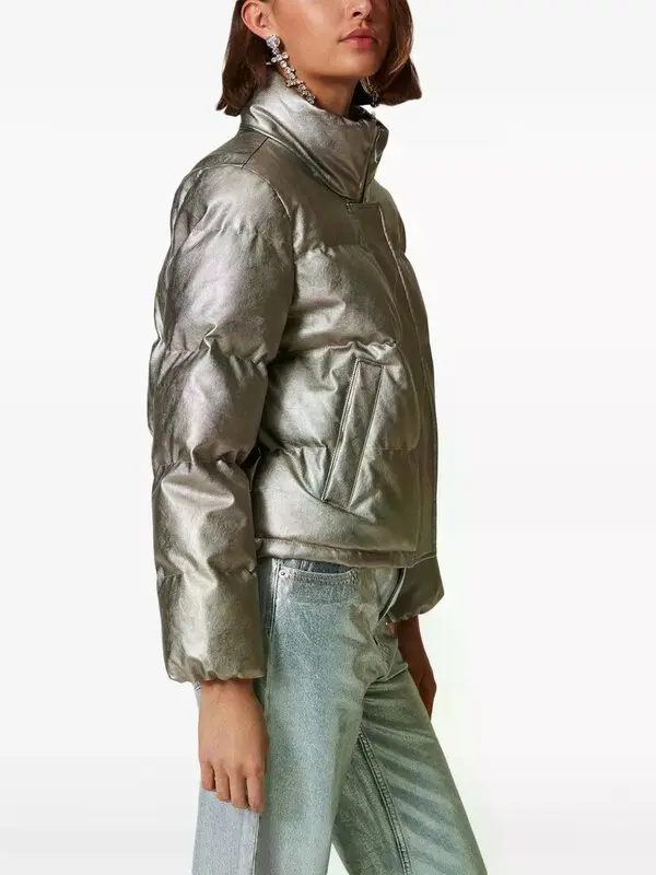 TWINSET Laminated Puffer Jacket