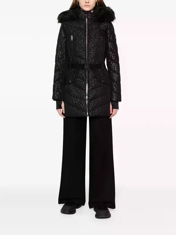 Michael Kors Leopard-print Puffer Coat