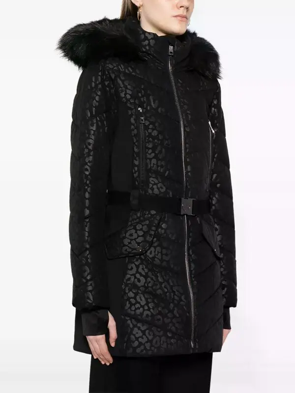Michael Kors Leopard-print Puffer Coat