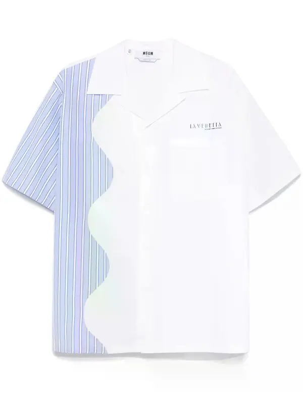 MSGM Stripe-detail Shirt