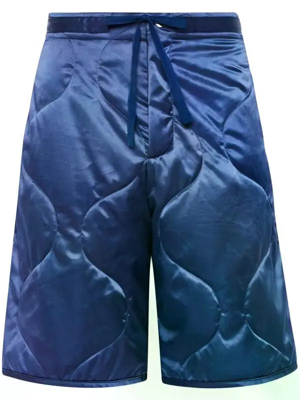 JW Anderson Quilted Shorts - Blue