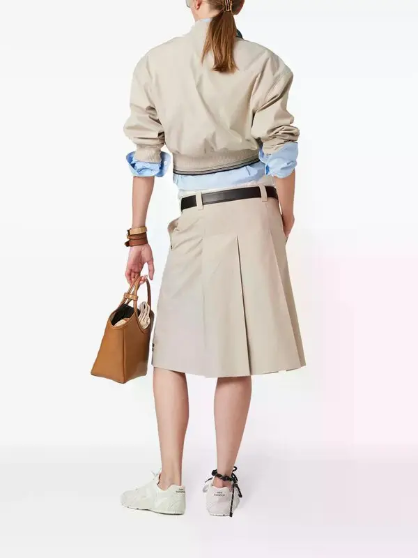 Miu Miu Panama Cropped Bomber Jacket
