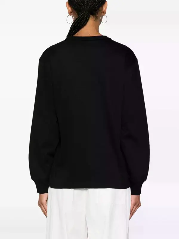Alexander Wang Raised-logo Long-sleeve T-shirt