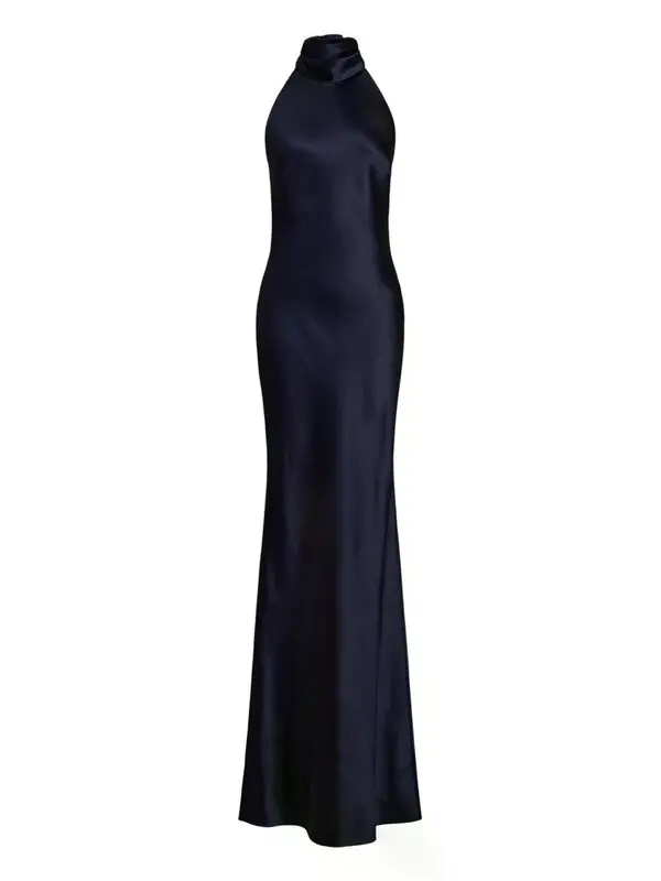 Ralph Lauren Satin-finish Sleeveless Dress