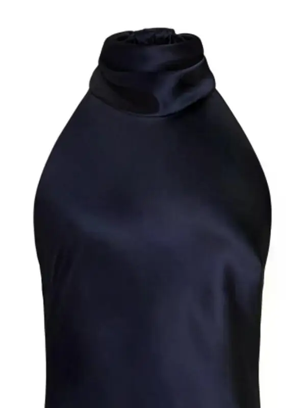 Ralph Lauren Satin-finish Sleeveless Dress