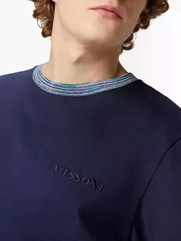Missoni Embroidered Cotton T-shirt