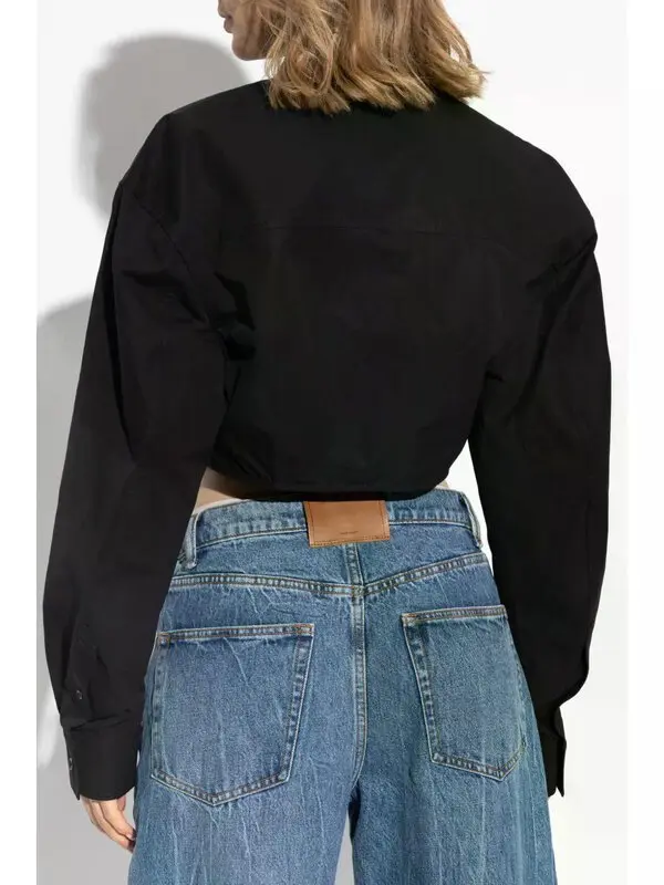 Alexander Wang Pointed Organic-cotton Shirt
