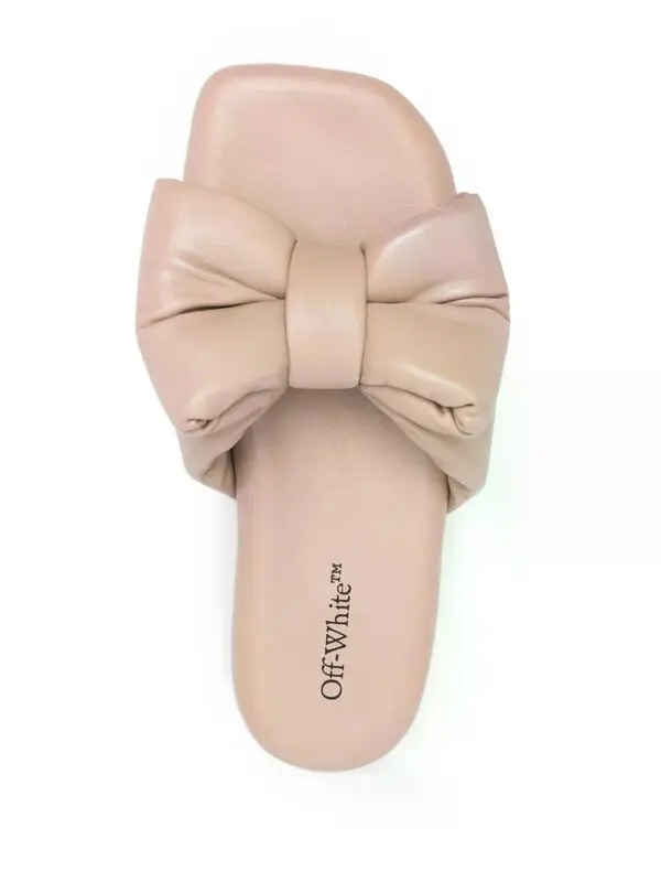 Off-White Bow-detail Leather Sandals