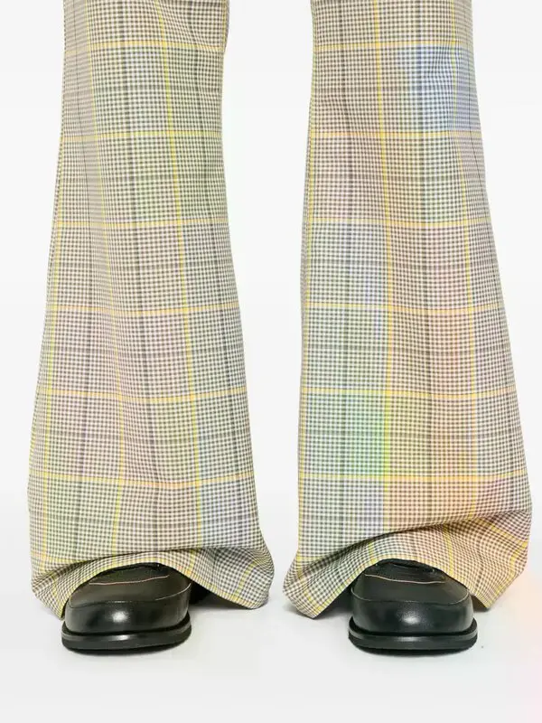 Marni Microcheck Virgin Wool-blend Trousers