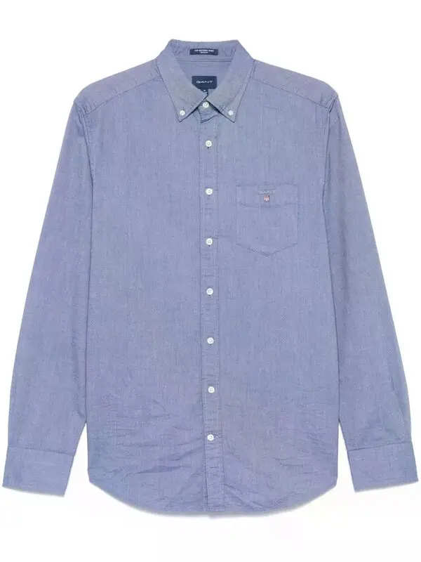 Gant Logo-embroidered Shirt