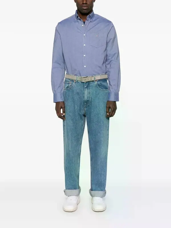 Gant Logo-embroidered Shirt