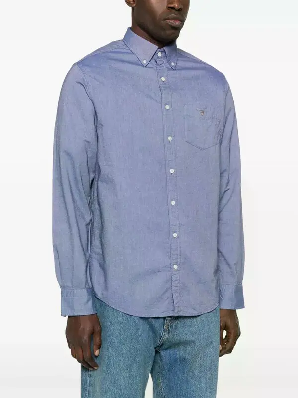 Gant Logo-embroidered Shirt