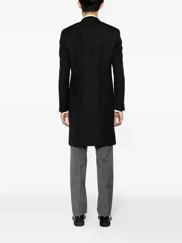 Canali Single-breasted Wool Suit - Black