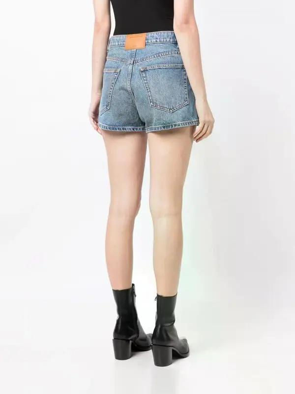 Alexander Wang Shorty High-rise Denim Short