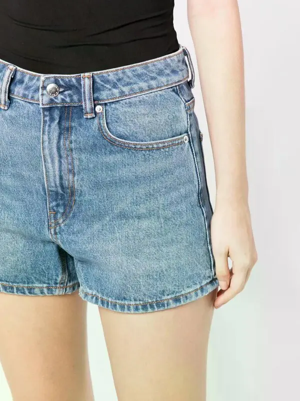 Alexander Wang Shorty High-rise Denim Short