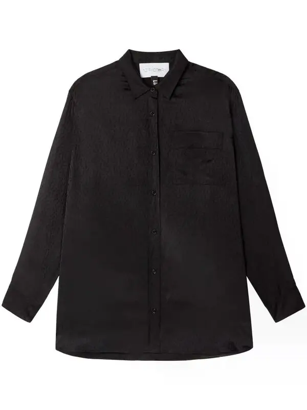 AZ FACTORY Lounge Polka-dot Jacquard Shirt