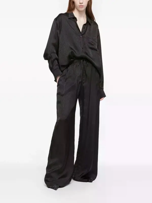 AZ FACTORY Lounge Polka-dot Jacquard Shirt