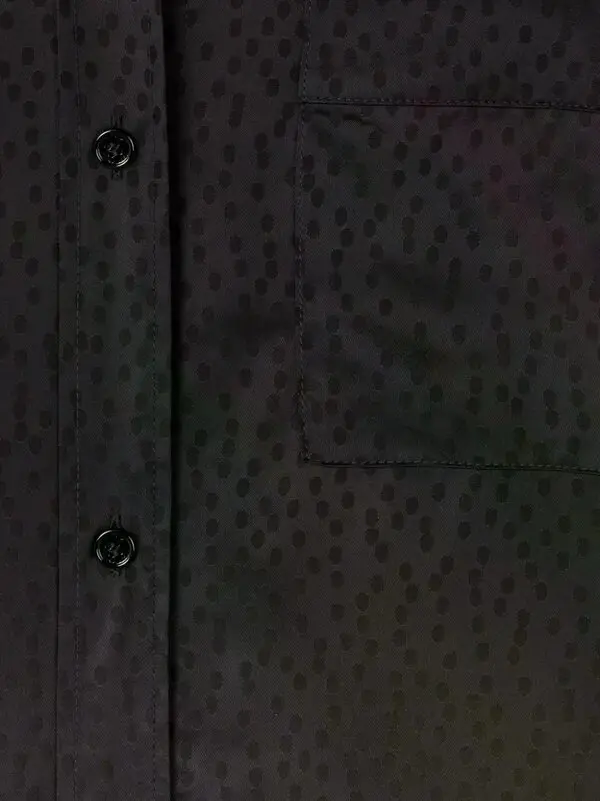 AZ FACTORY Lounge Polka-dot Jacquard Shirt