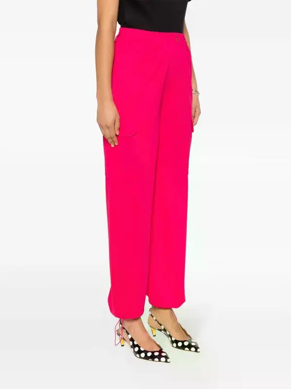 TWINSET Straight-leg Crepe Cargo Trousers
