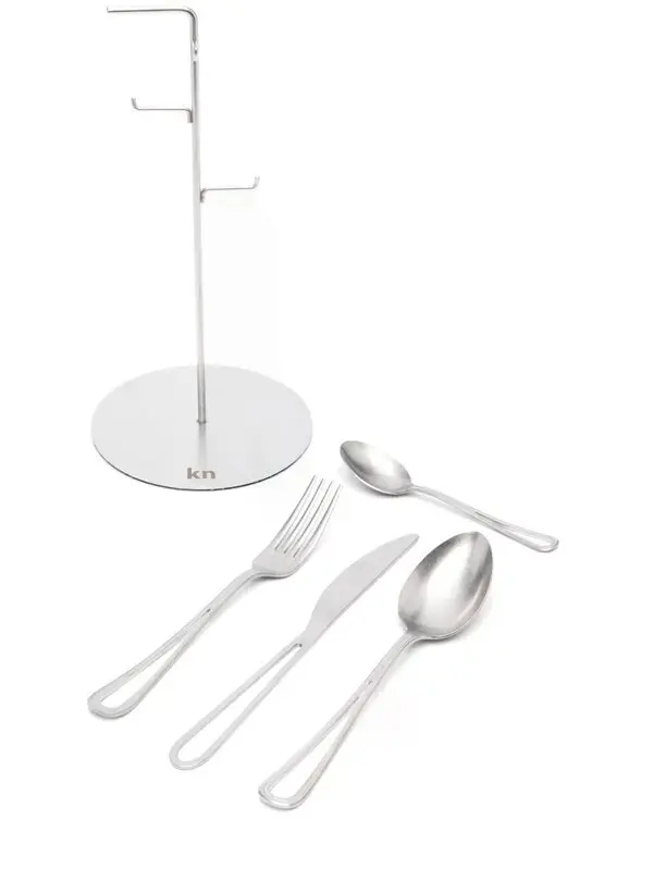 KNINDUSTRIE Logo-engraved Flatware Set