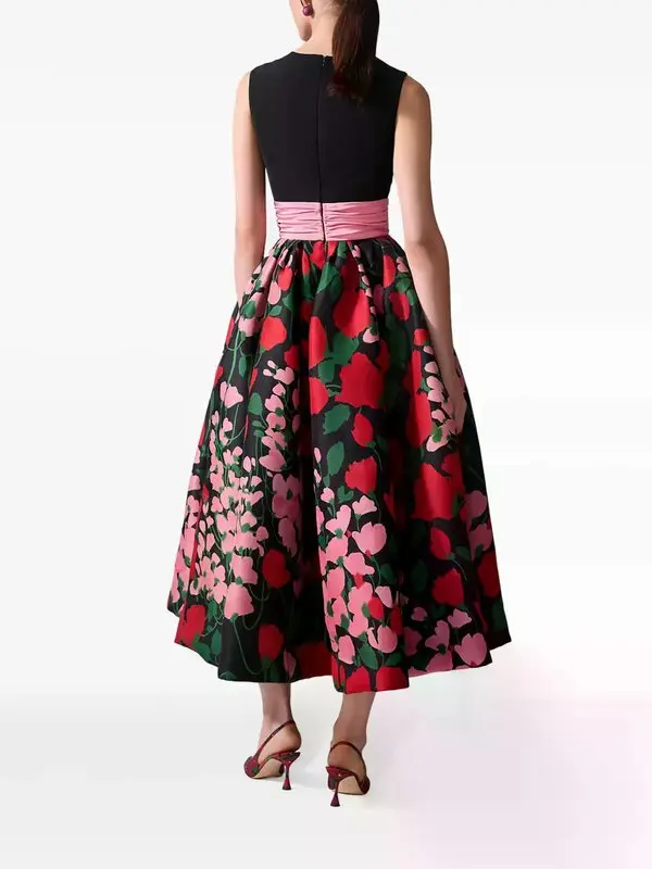 Carolina Herrera Floral-print Midi Dress