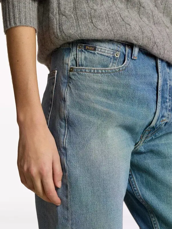 Polo Ralph Lauren Logo-tag High-rise Cropped Jeans