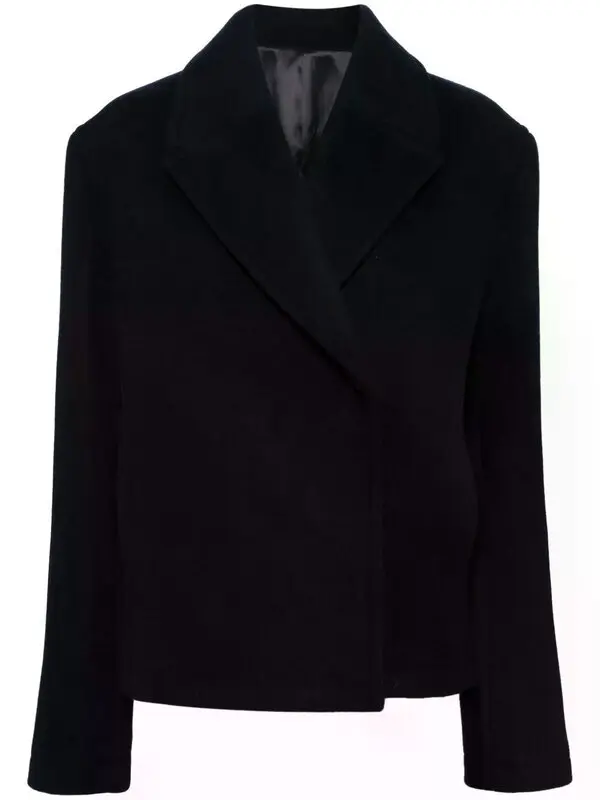 TOTEME Cropped Double-breasted Peacoat